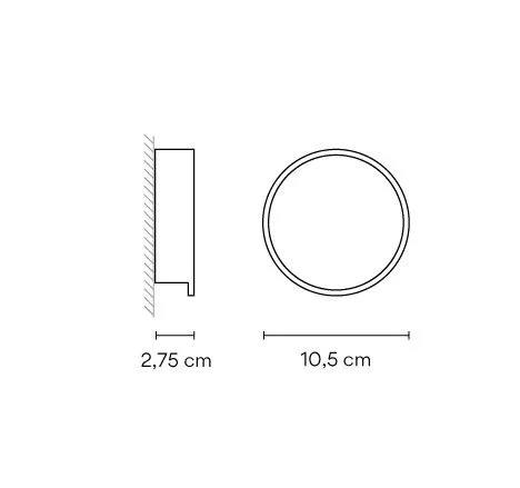 Настенный светильник Vibia Alpha White купить в Москве у официального ...